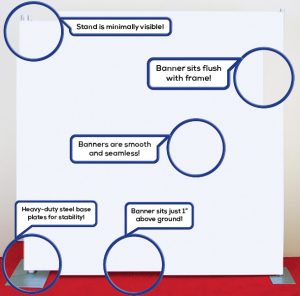 8x8 "5 Minute Setup" System | 8x8 Step and Repeat Banner - StepRepeat.com