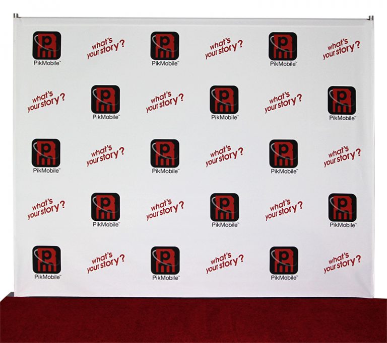 10x8 "Quick Setup System"™ | 10x8 Step and Repeat Banner